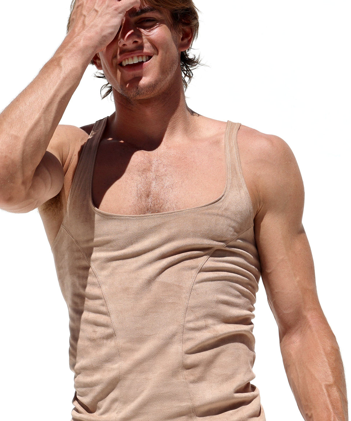 RUFSKIN® ARTUS DUNE Stretch "Suede" Sport-Lounge Tank Top