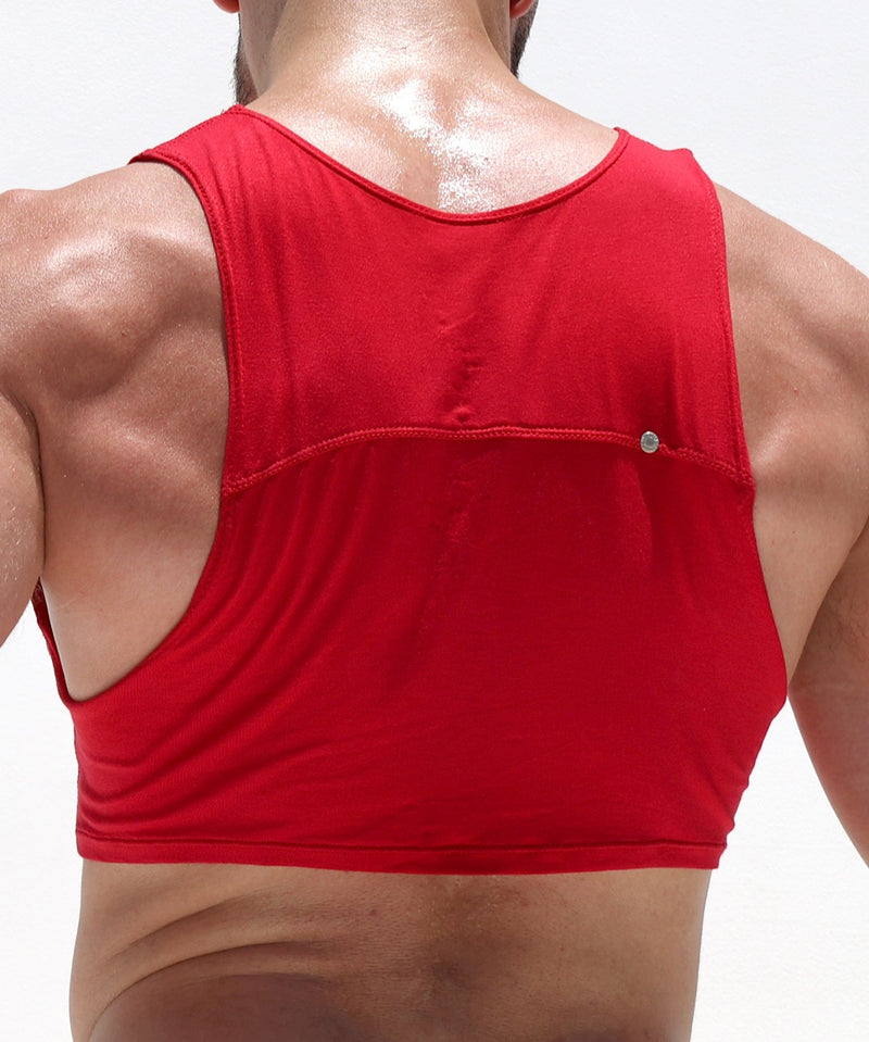 RUFSKIN® BONO RED Stretch Rayon Signature Torso Tank/Crop Top