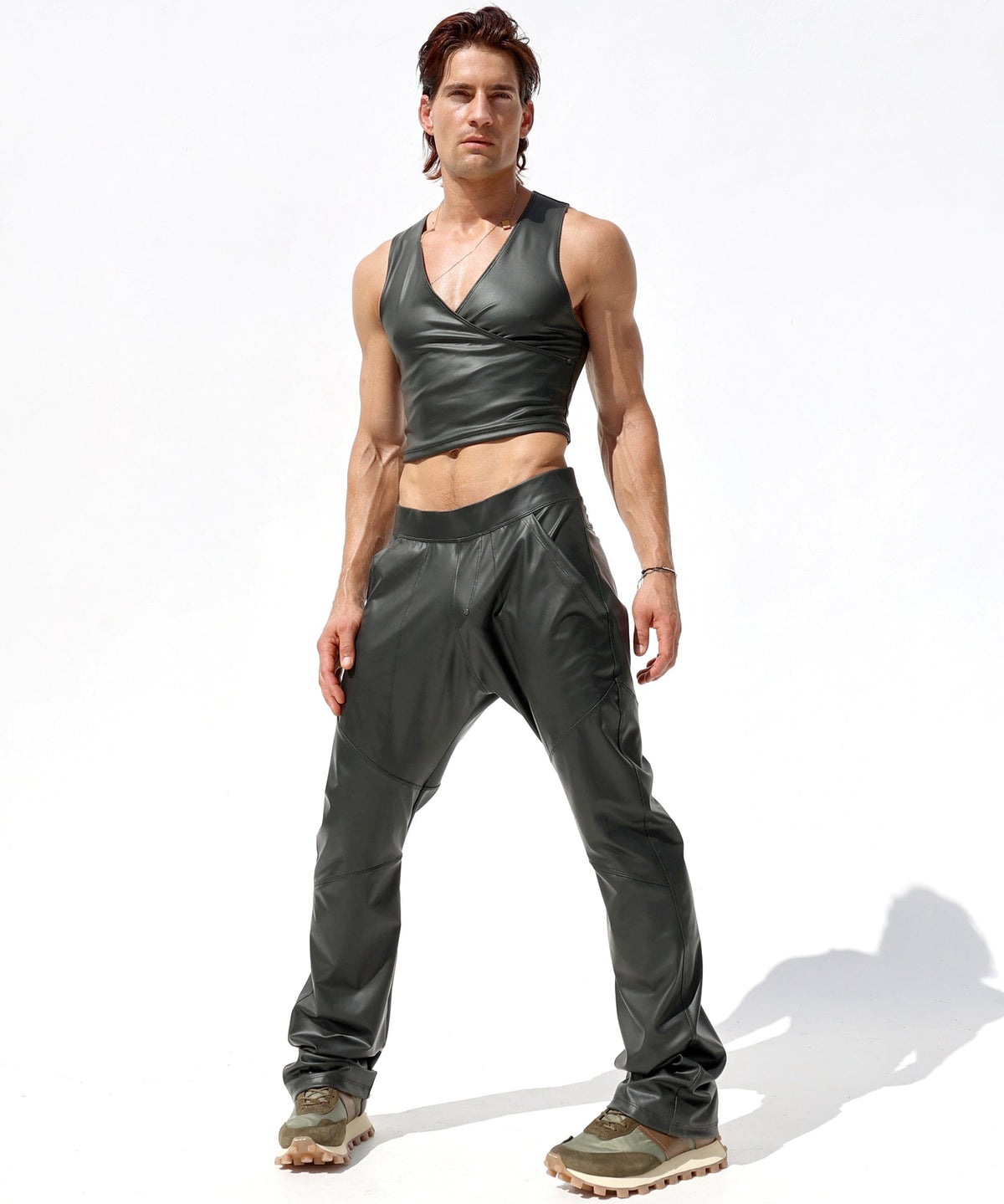 RUFSKIN® FEVER SALAMANDER Stretch Vegan Leather Signature X-Neck ...