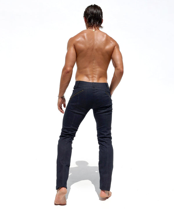 RUFSKIN® MORRIS Signature Slim-Fit Straight-Leg Stretch Indigo Denim Jeans