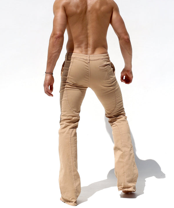 RUFSKIN® VAQUERO TWILL DUNE Slim-Fit Flare-Leg Stretch Cotton Denim Jeans